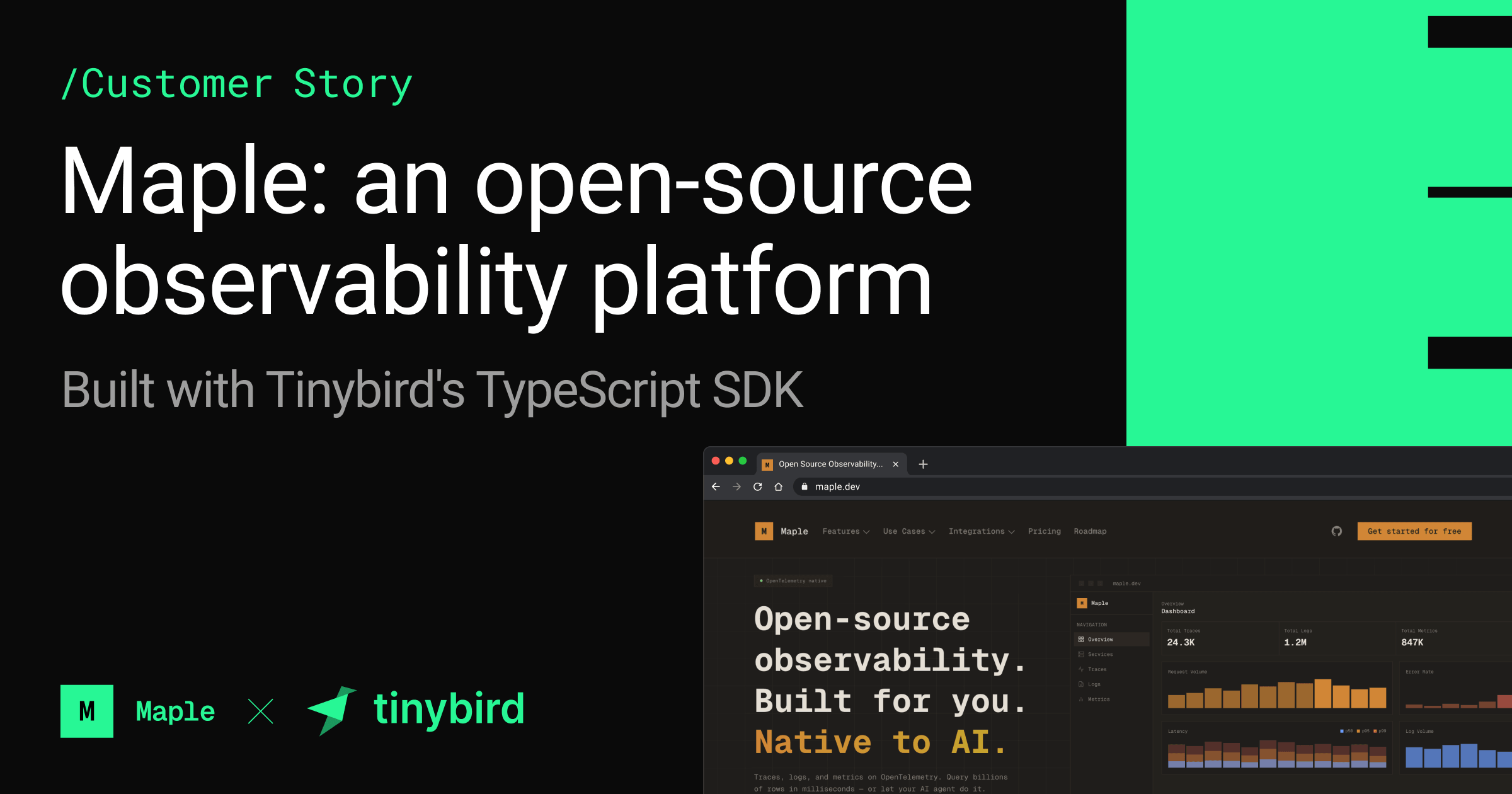 Maple: an open-source observability platform built with Tinybird's ...